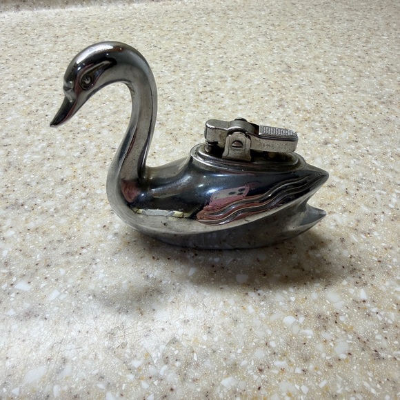 Accents | Silver Swan Table Lighter | Poshmark